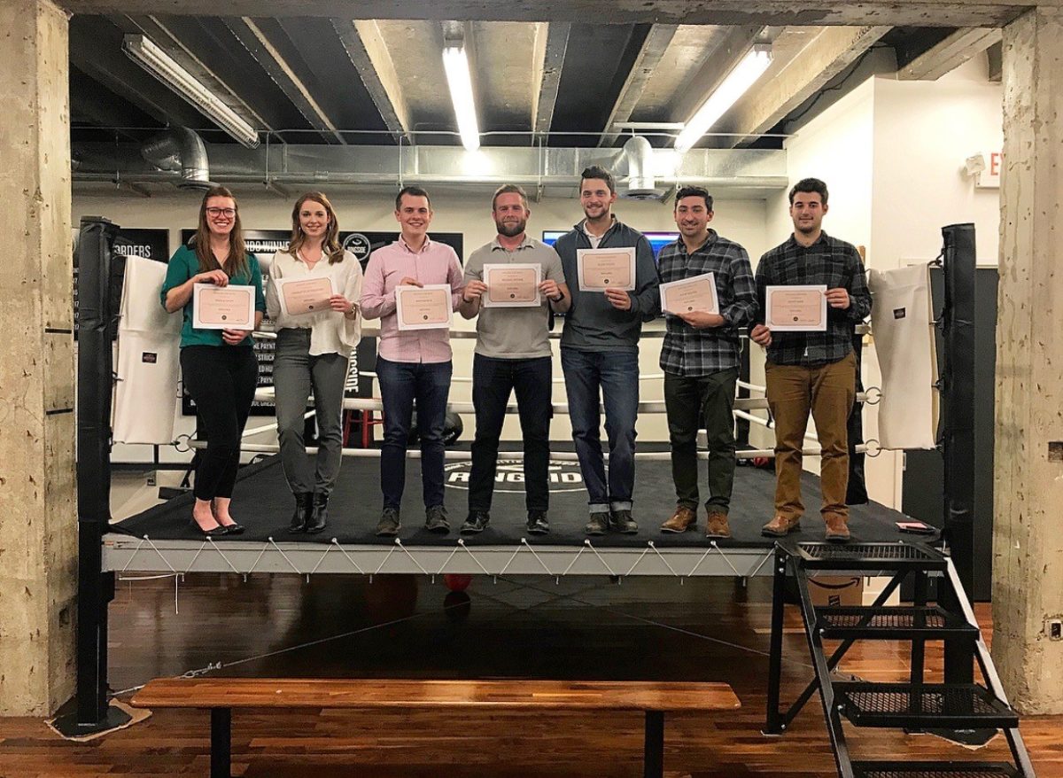 Ringside's most recent sales training class has graduated!!